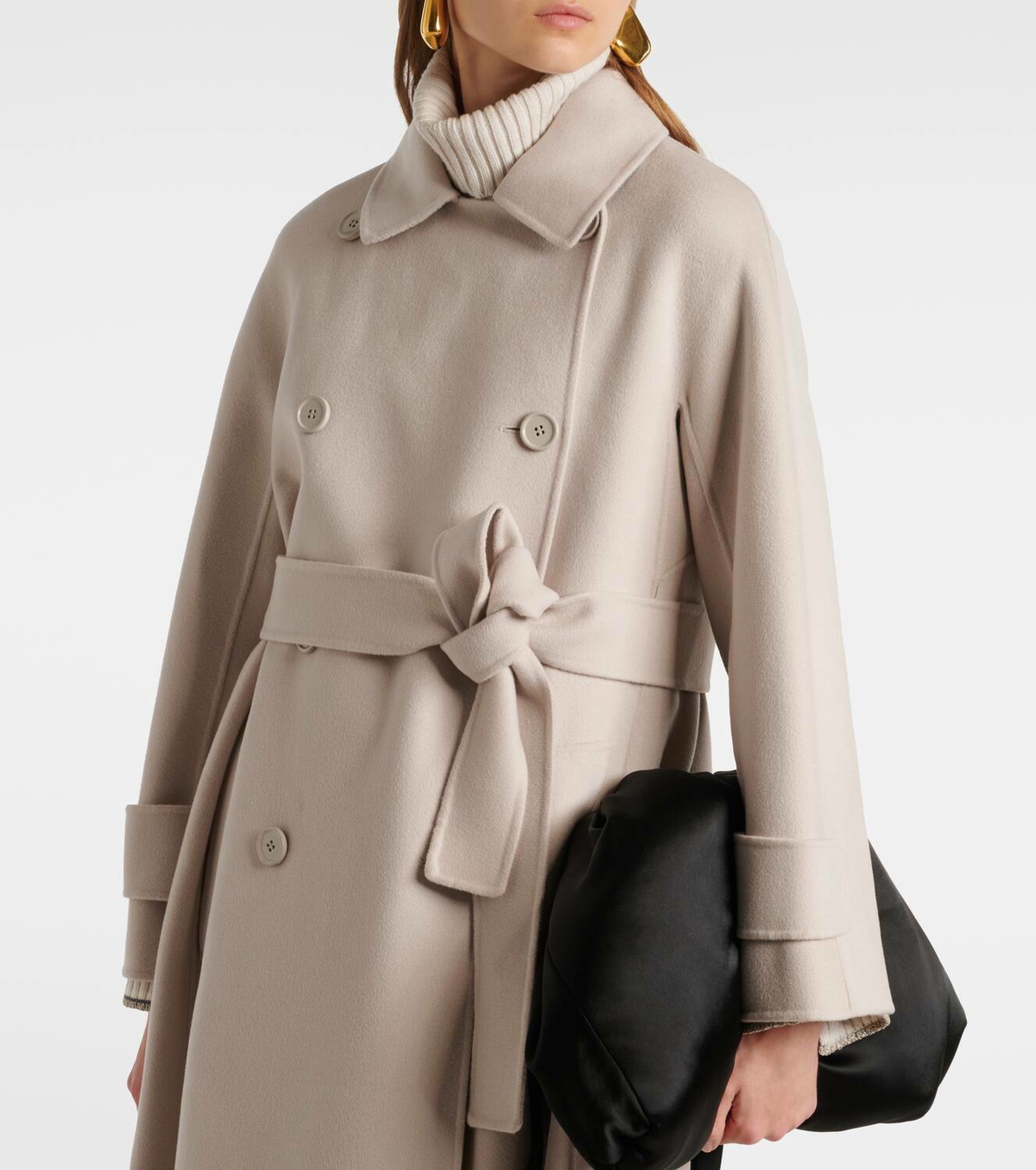 'S Max Mara Hester wool wrap coat S Max Mara