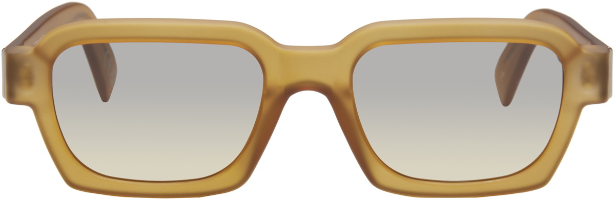 RETROSUPERFUTURE Yellow Caro Sunglasses RETROSUPERFUTURE