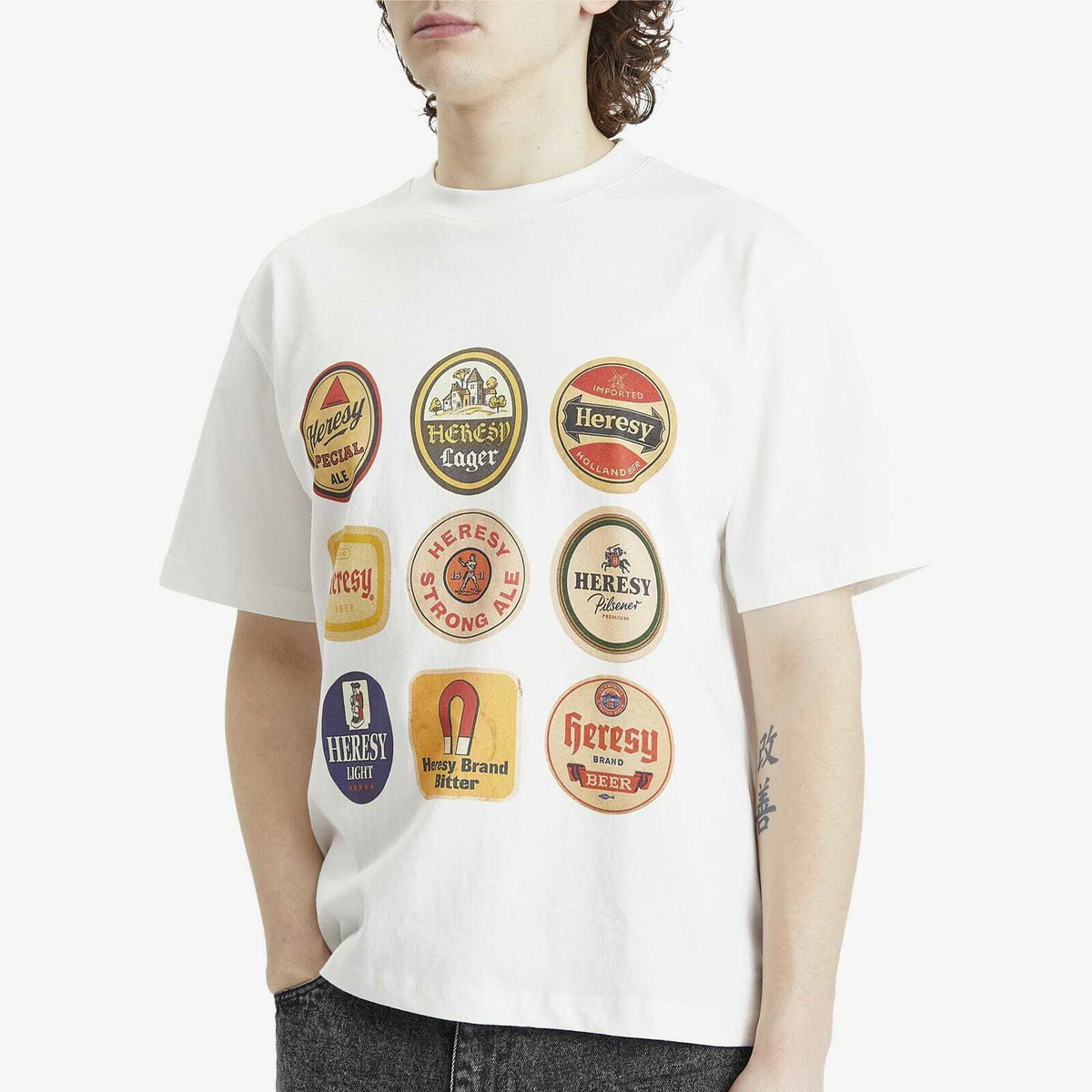 Heresy Men's Beer T-Shirt in Ecu Heresy