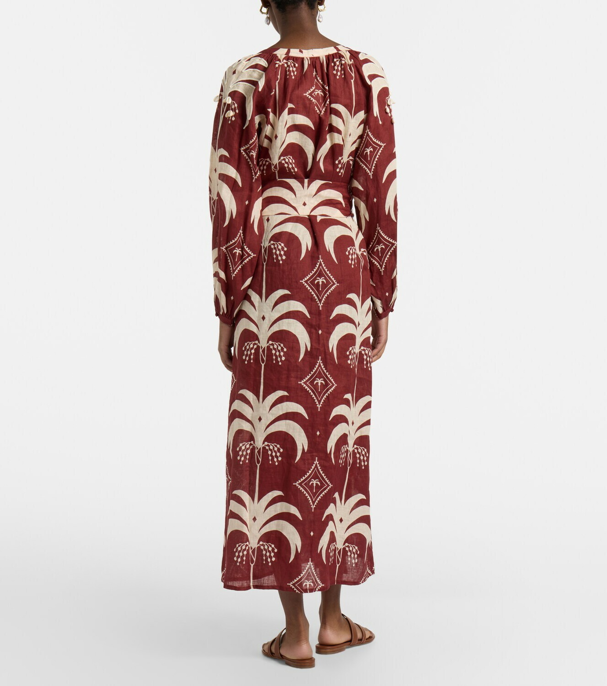Johanna Ortiz Printed linen maxi dress Johanna Ortiz
