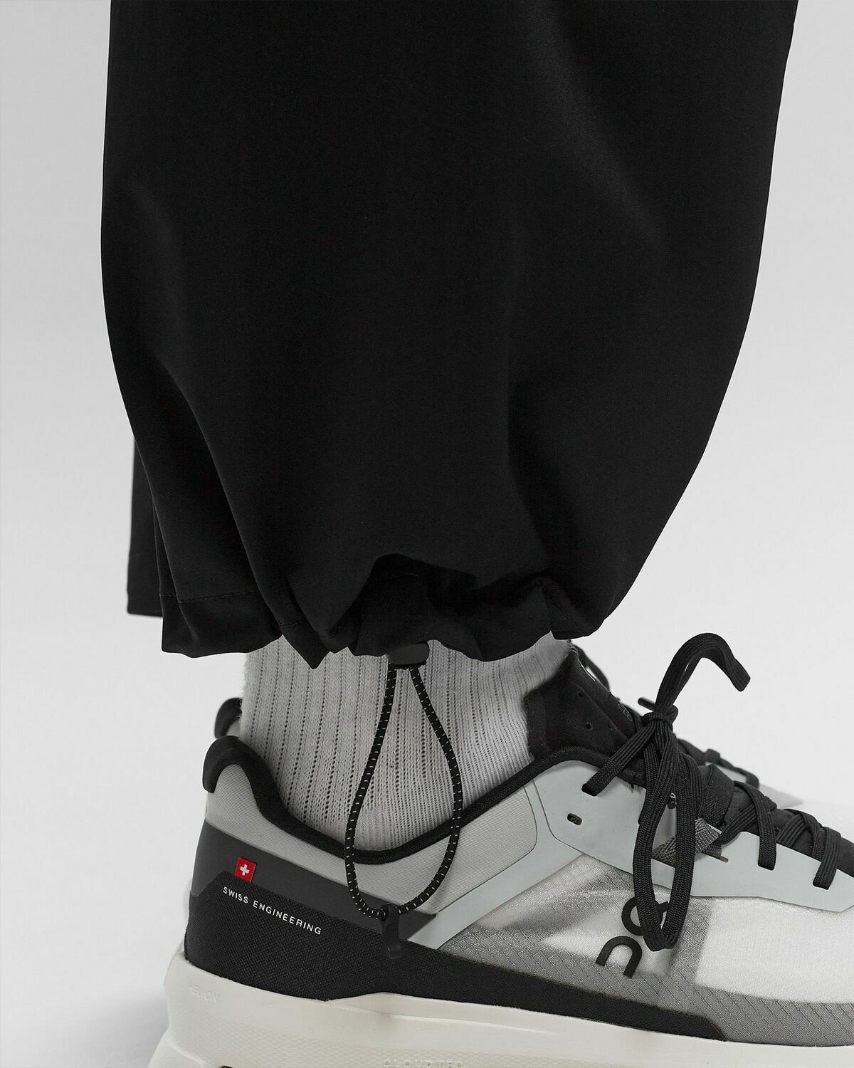 Goldwin Helicoid Wide Pants Black Casual Pants Goldwin