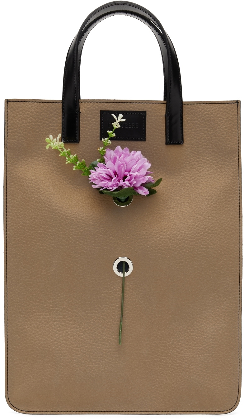 D'heygere Black & Gold Reflector Canister Bag