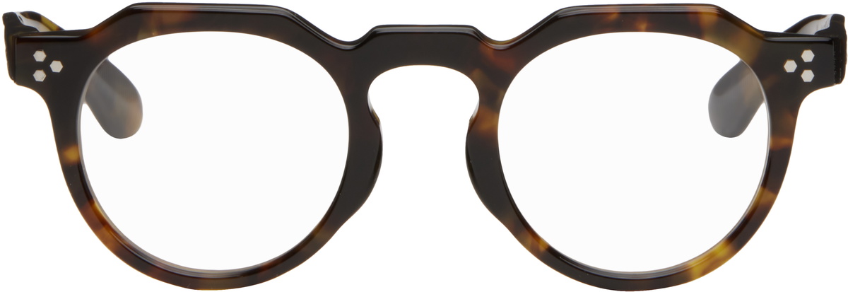 RAINMAKER KYOTO Brown OBJ Edition Crown Panto Glasses RAINMAKER KYOTO