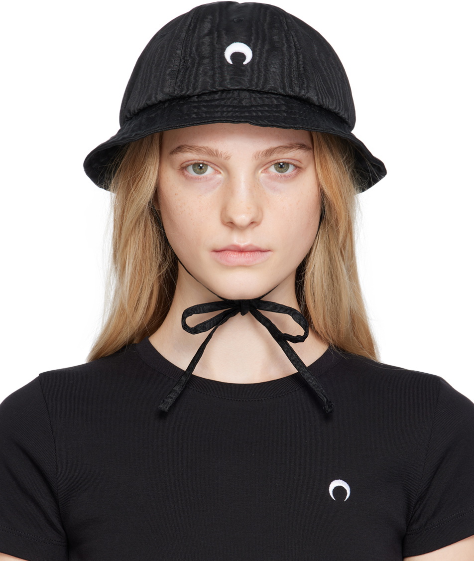 Marine Serre Black Bell Beach Hat Marine Serre