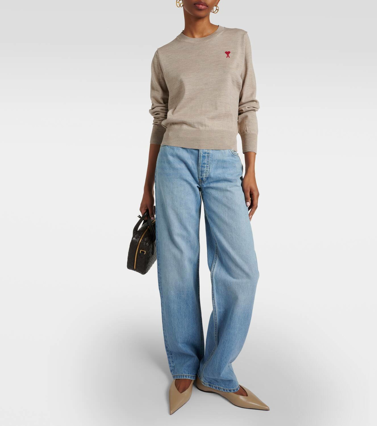Re/Done Low-rise straight jeans Re/Done