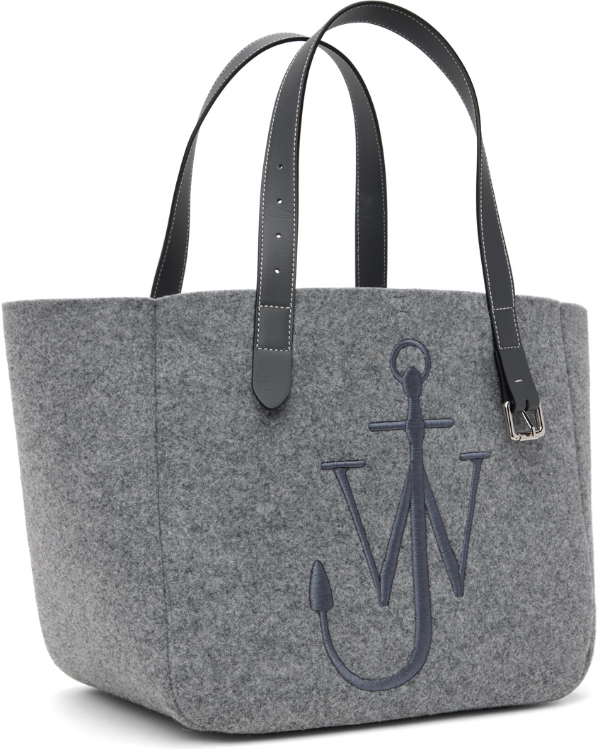 JW Anderson Gray Logo Belt Tote JW Anderson