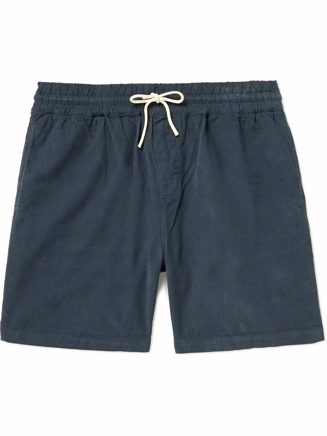 Portuguese Flannel - Cotton-Corduroy Drawstring Shorts - Blue ...
