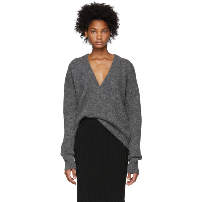 Tibi Grey Airy Sweater Tibi
