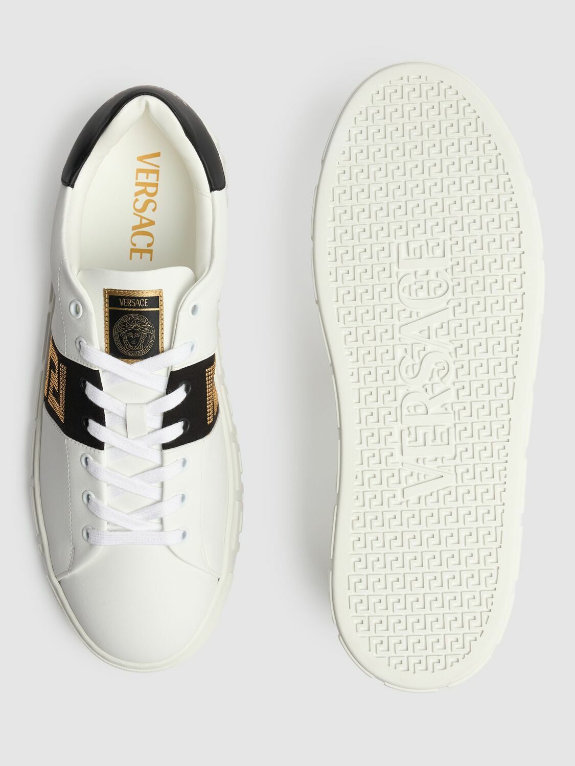 VERSACE Studded Low Top Sneakers Versace