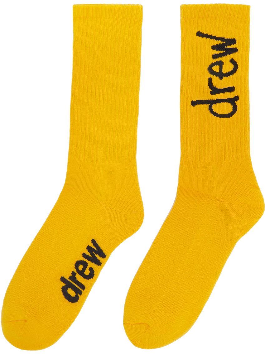 drew house SSENSE Exclusive Three-Pack Multicolor Scribble Socks drew house