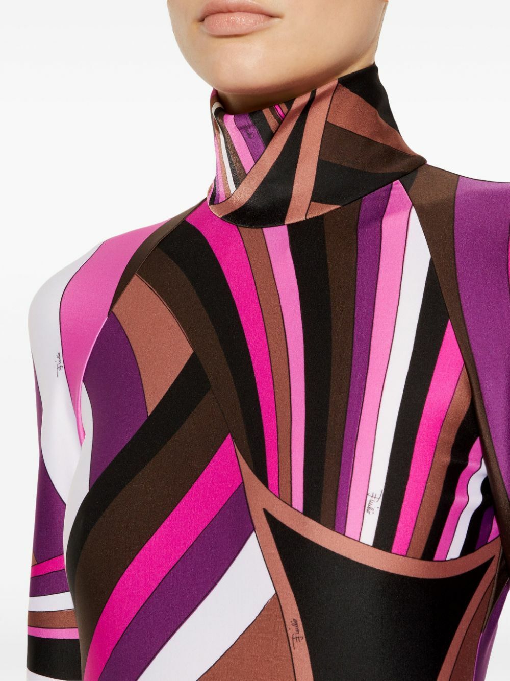 PUCCI - Printed High-neck Top Emilio Pucci