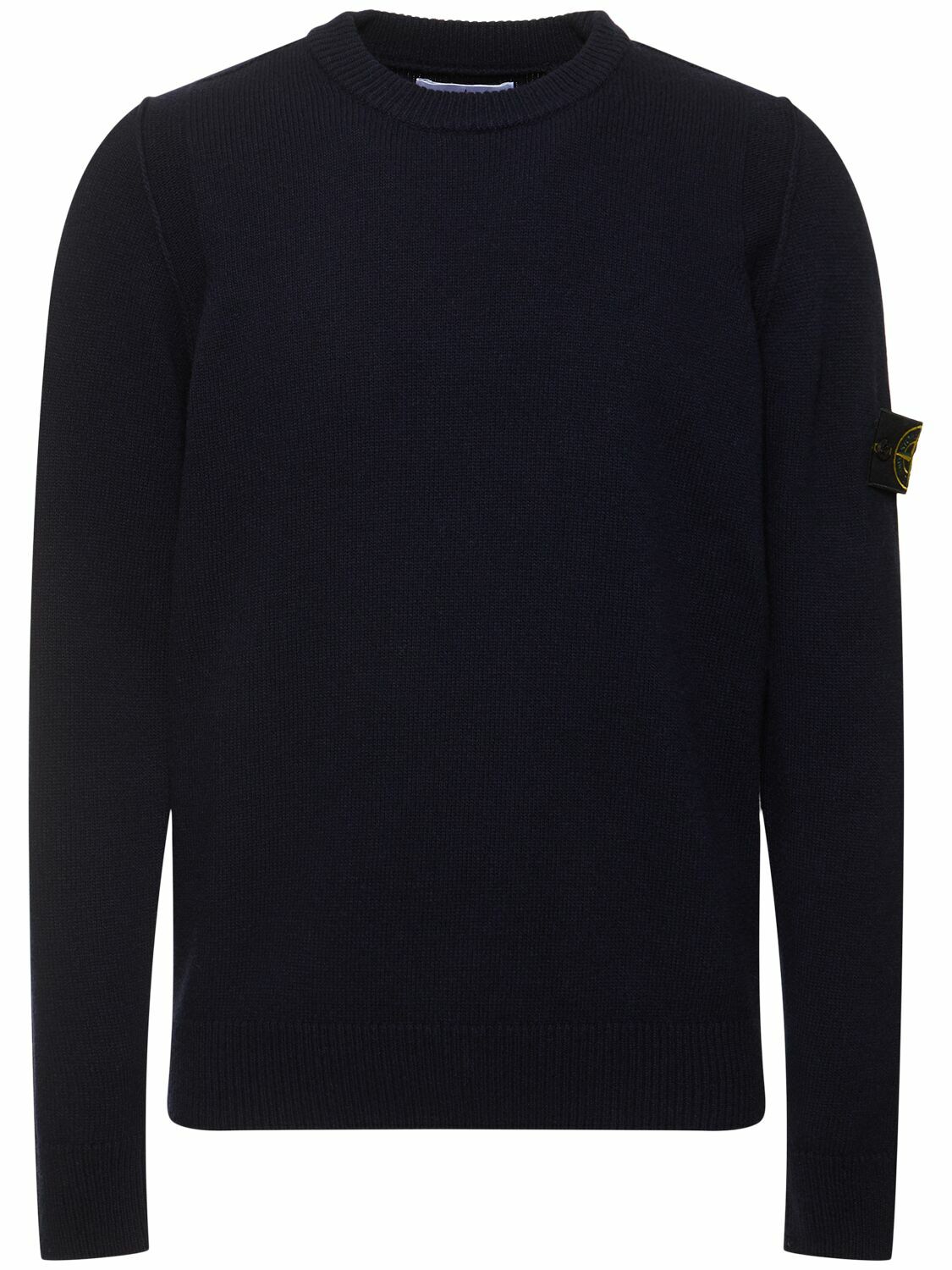 STONE ISLAND Wool Blend Crewneck Sweater Stone Island