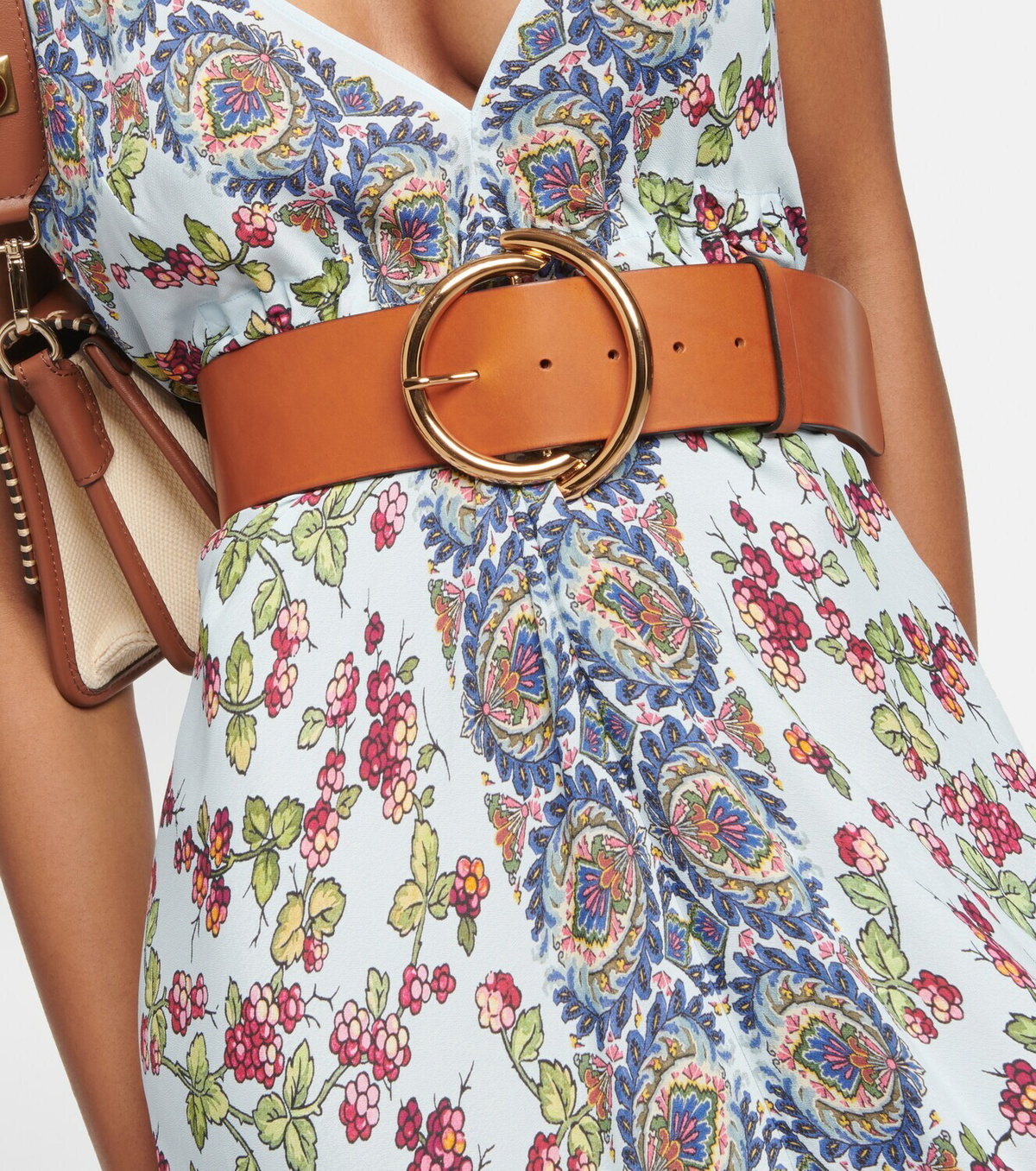 Etro Double ring leather belt Etro
