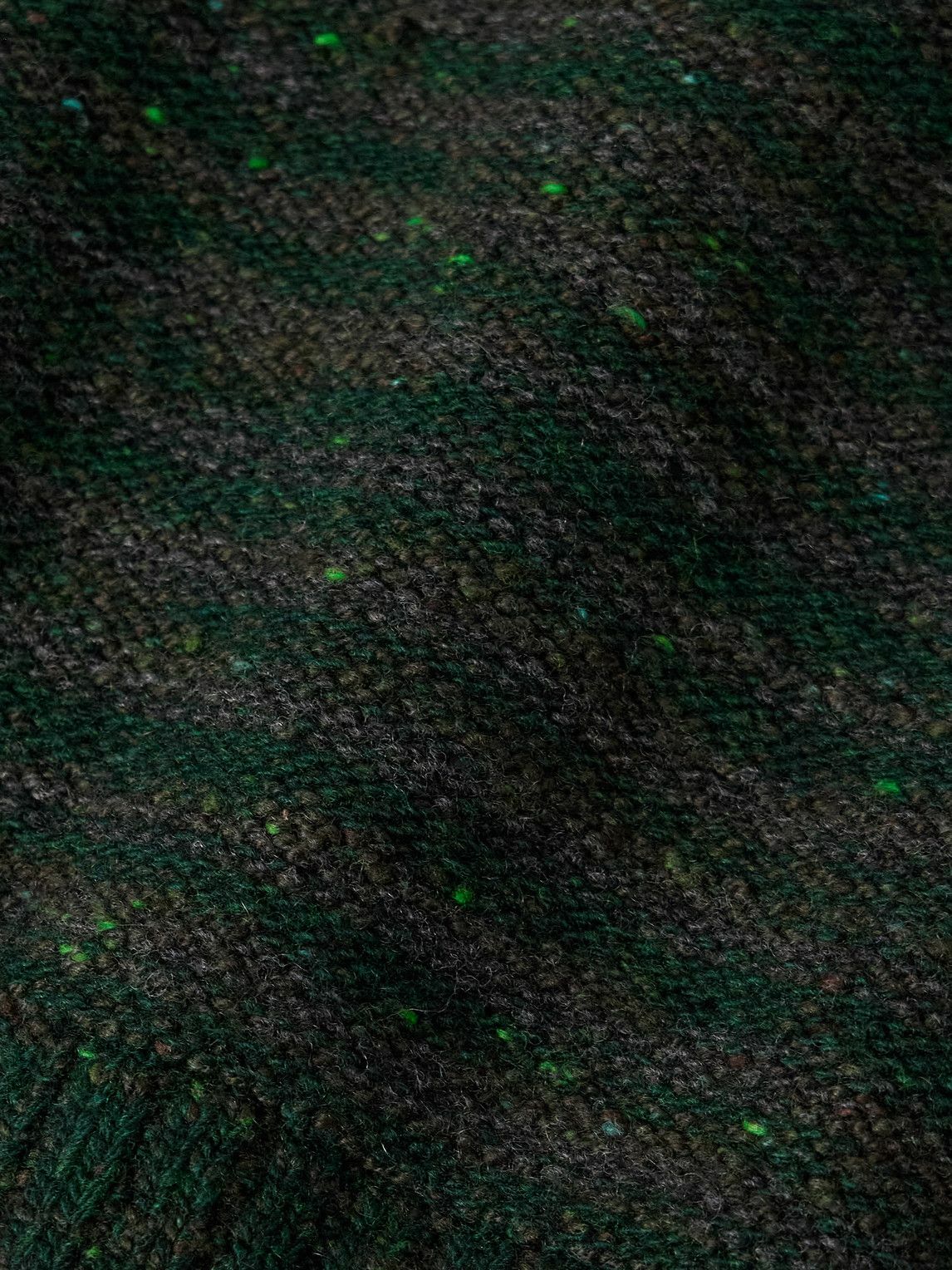 Inis Meáin - Striped Merino Wool and Cashmere-Blend Sweater - Green ...