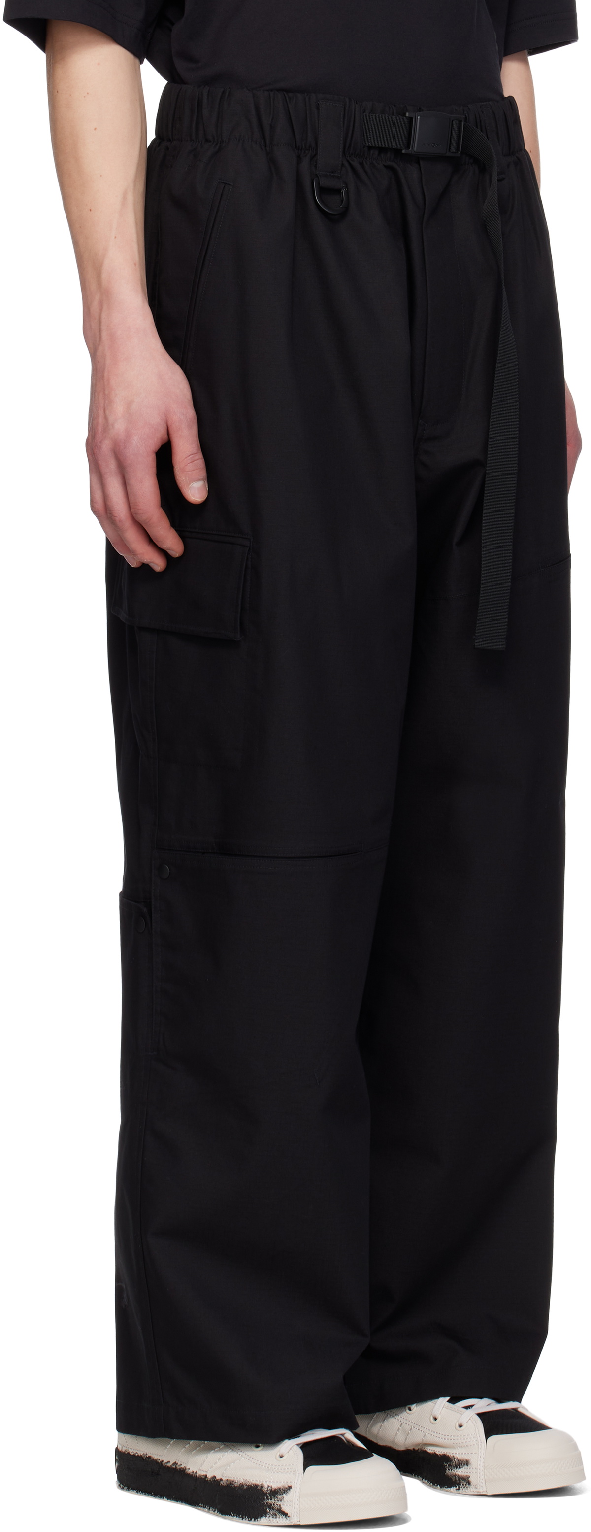 Y-3 Black Vented Cargo Pants Y-3