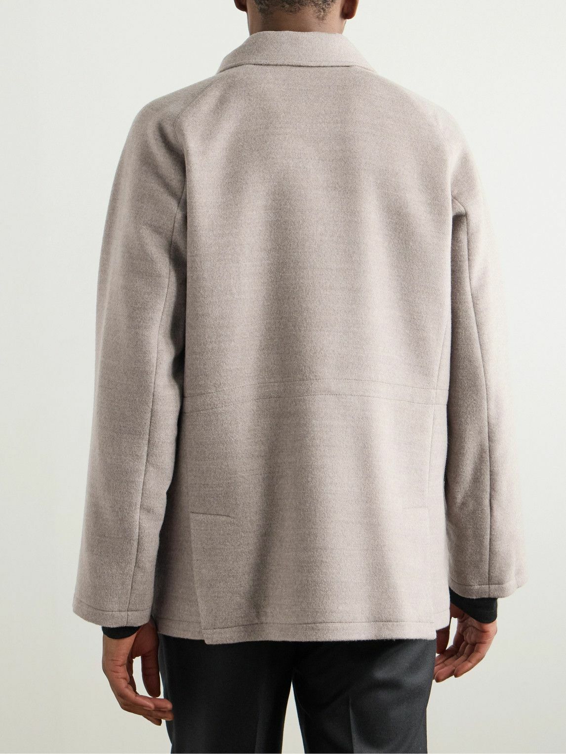 Saman Amel - Brushed-Wool Jacket - Neutrals Saman Amel