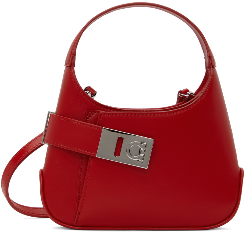 Ferragamo Red Arch Bag Salvatore Ferragamo