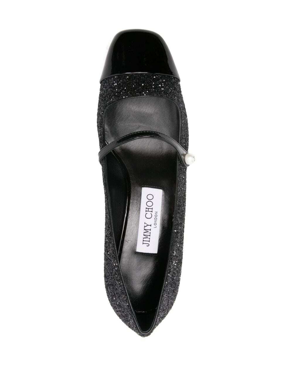 JIMMY CHOO - Elisa 45 Glittered Leather Pumps Jimmy Choo