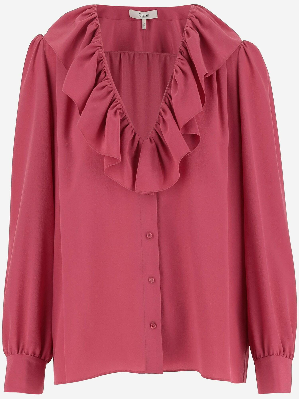 Chloé Silk Ruffled Shirt Chloe
