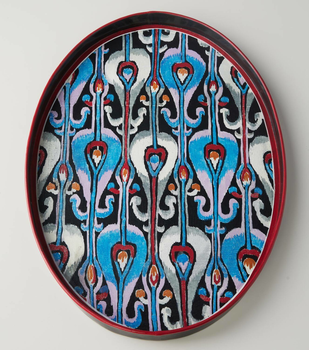 Les-Ottomans Ikat iron tray Les Ottomans