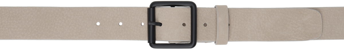 Studio Nicholson Beige Leather Belt Studio Nicholson