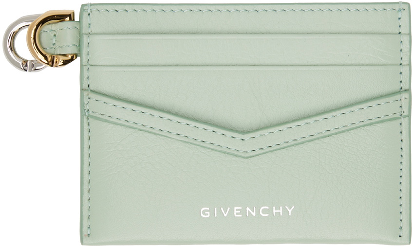 Givenchy Green Voyou Card Holder Givenchy