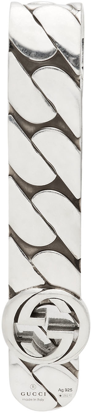 Gucci Silver Interlocking G Money Clip Gucci