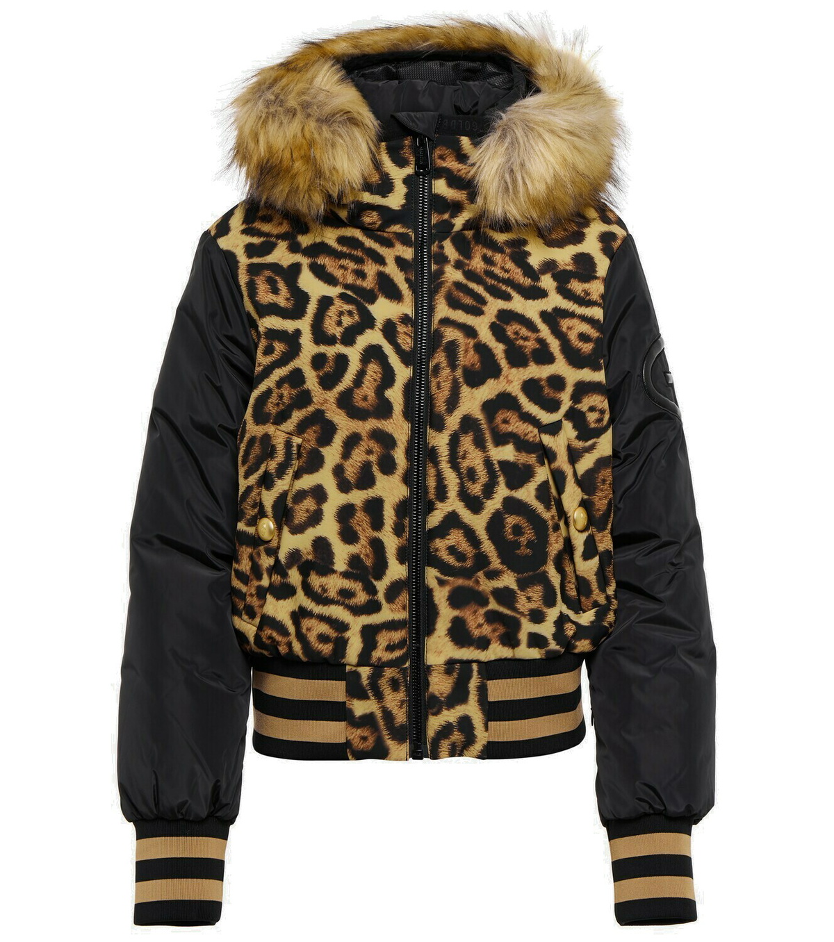 Goldbergh Kitty faux fur-trimmed puffer jacket Goldbergh