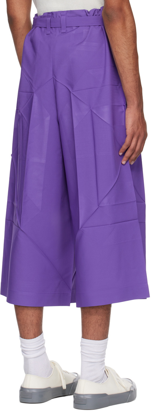 132 5. ISSEY MIYAKE Purple Edge Trousers 132 5. ISSEY MIYAKE
