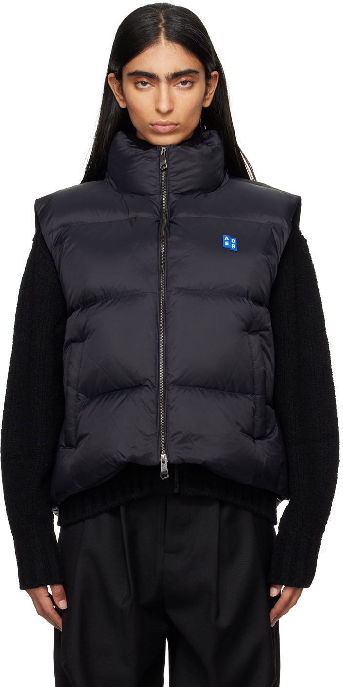 ADER error Black Significant TRS Tag Down Vest ADER error