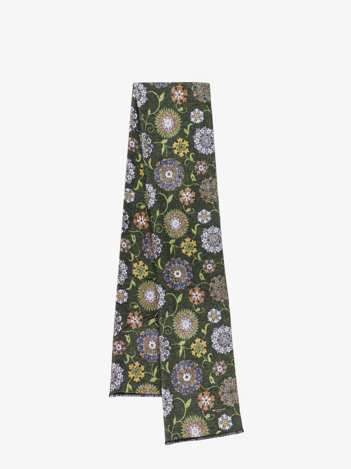 Kiton Ciro Paone Scarf Green Mens Kiton
