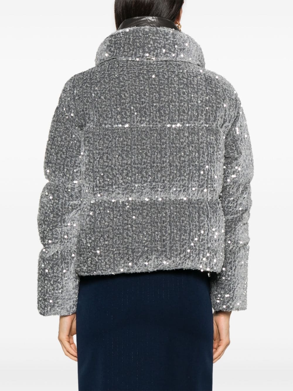 HERNO - Sequined Down Jacket Herno HERNO - Sequined Down Jacket Herno
