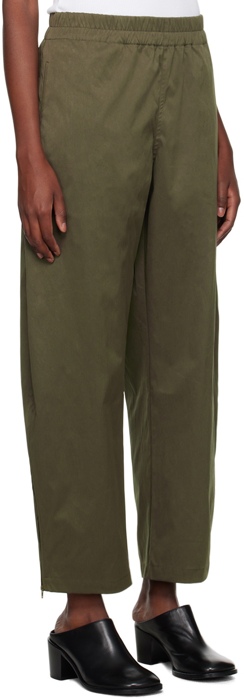 Studio Nicholson Green Toba Trousers Studio Nicholson