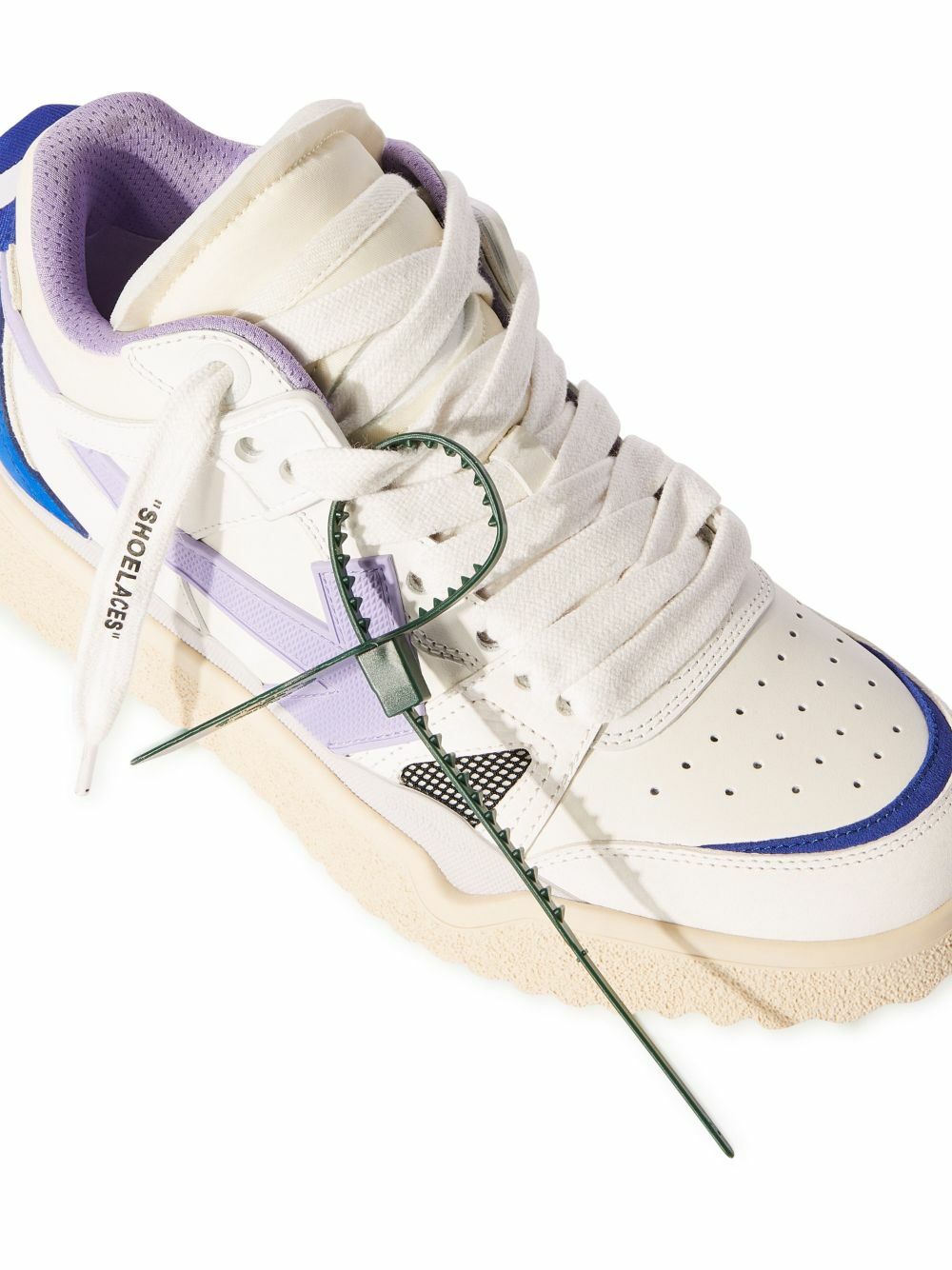 OFF-WHITE - Mid Top Sponge Sneakers Off-White