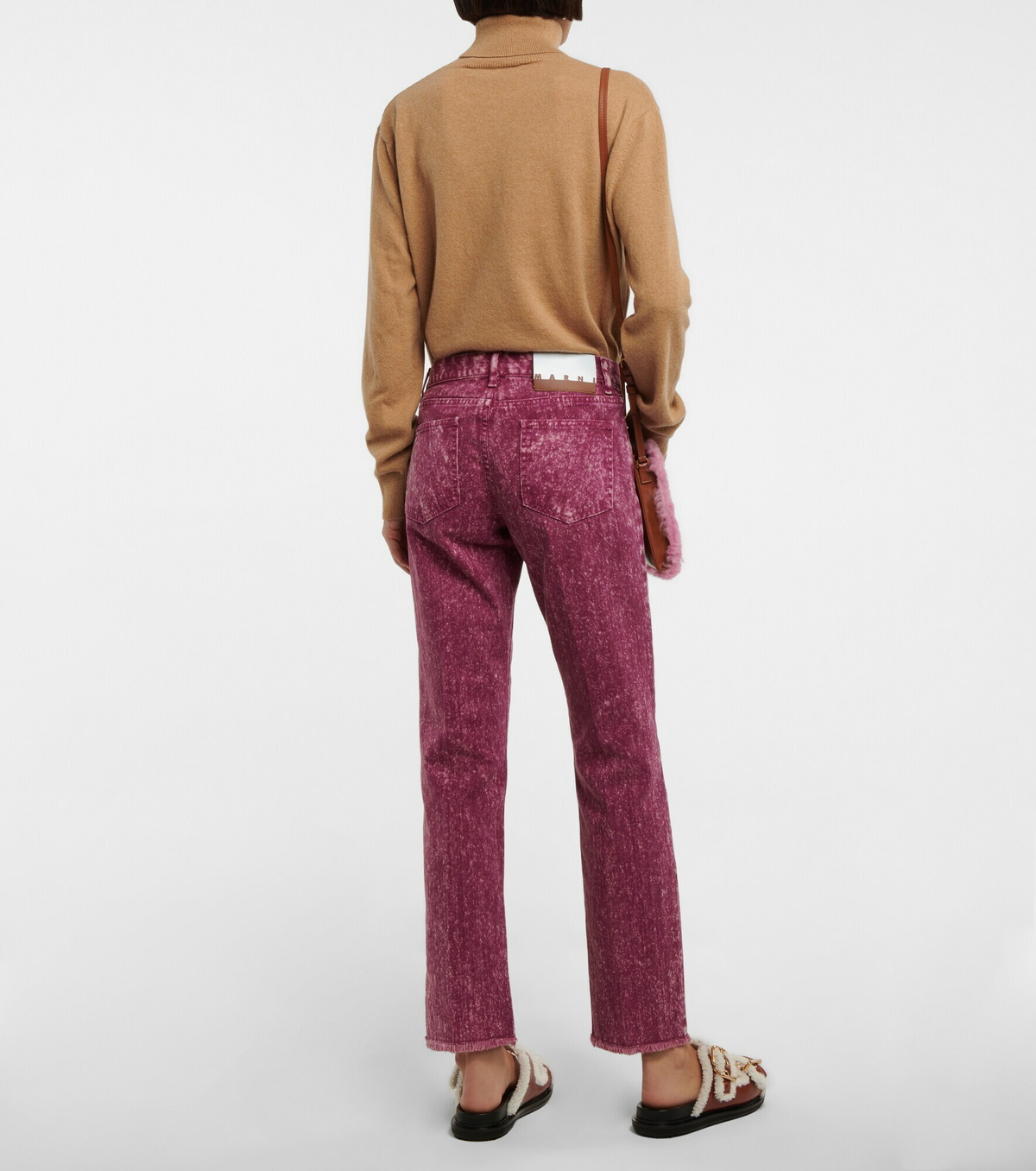 Marni - Mid-rise straight cropped jeans Marni