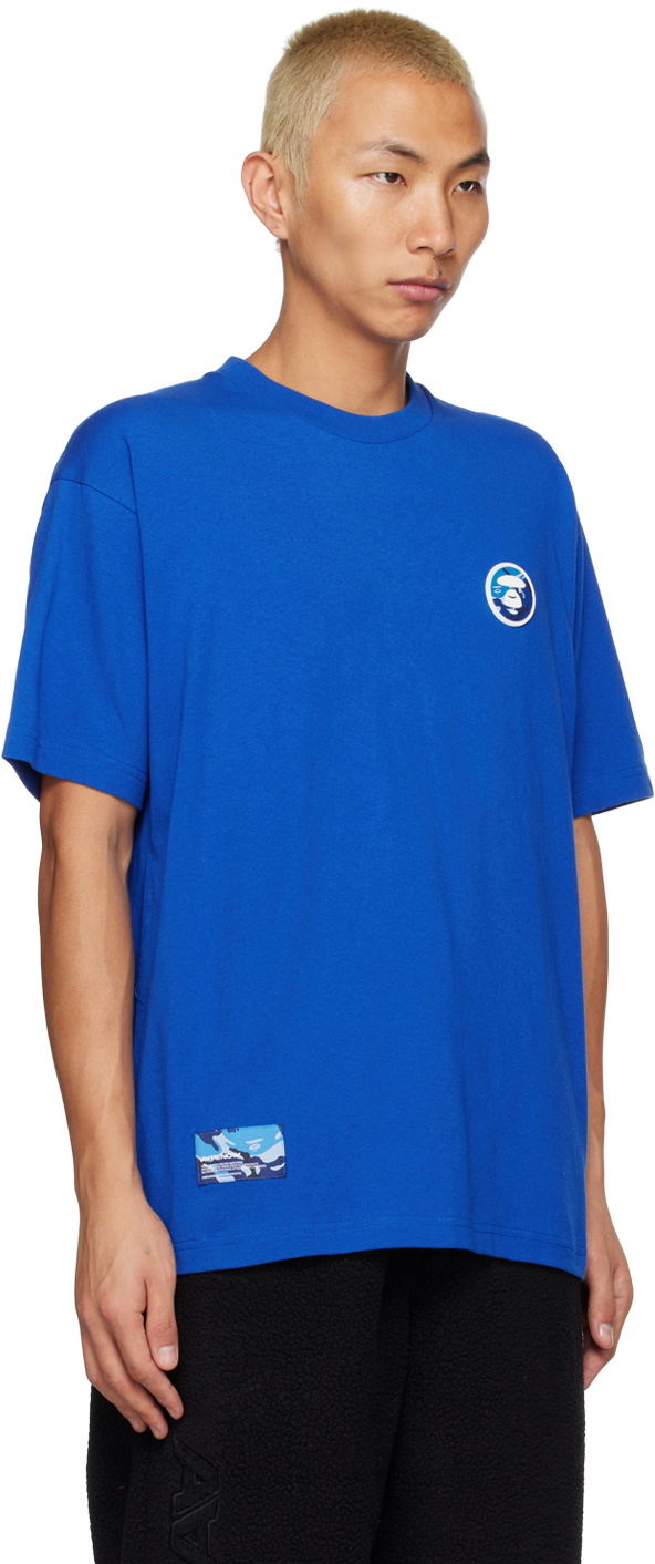 AAPE by A Bathing Ape Blue Patch T-Shirt AAPE by A Bathing Ape