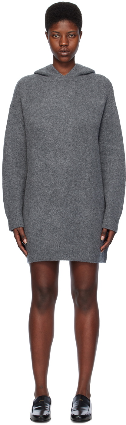 LISA YANG Gray Louise Minidress Lisa Yang