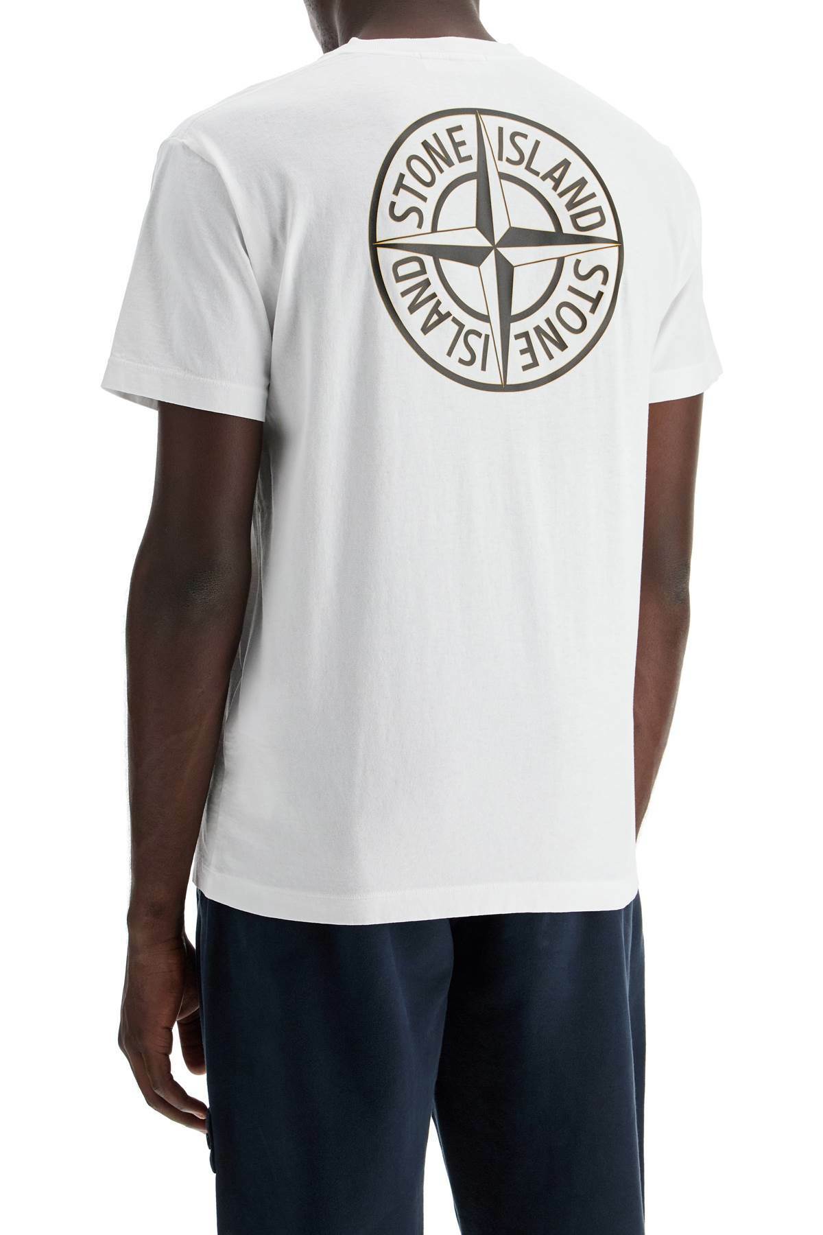 Stone Island T Shirt Weiss