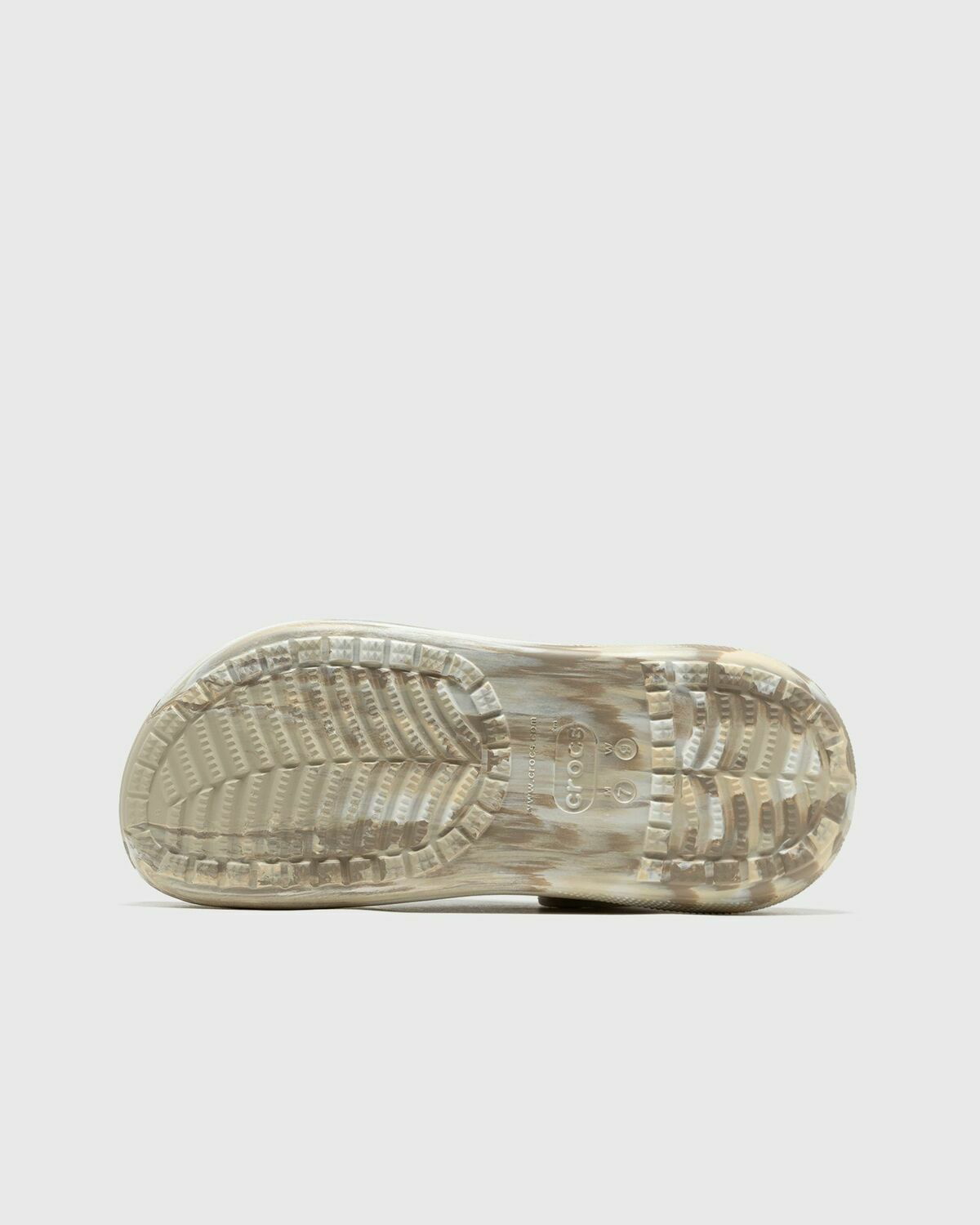 Crocs Classic Crush Marbled Clog Beige Sandals & Slides Crocs