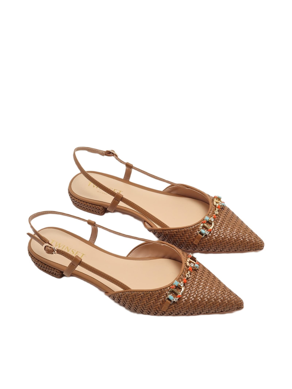 TwinSet Poliuretano Flat Shoes TwinSet
