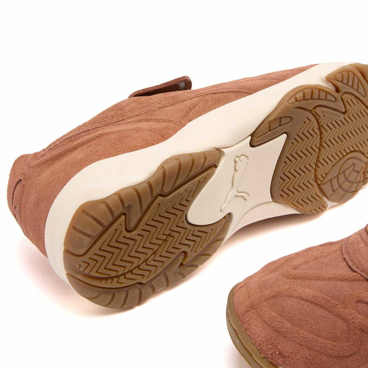 Puma King Indoor Clean Sneaker in Brown Mushroom Puma