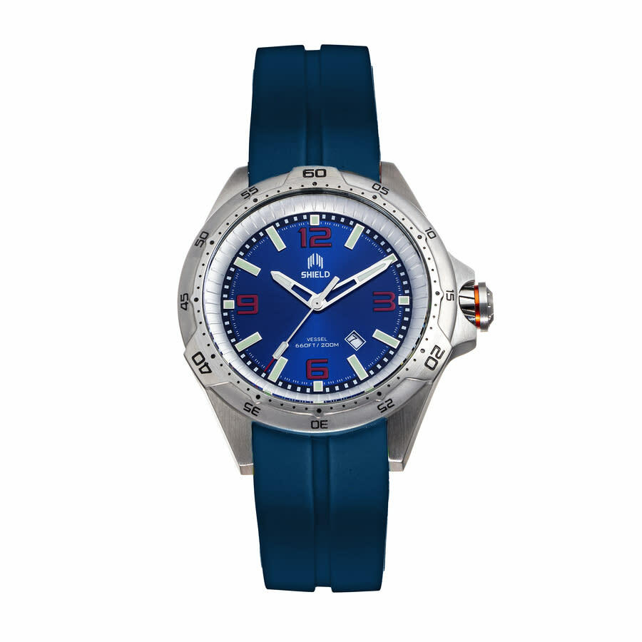 Shield Vessel Quartz Blue Dial Mens Watch SLDSH112-5 Shield
