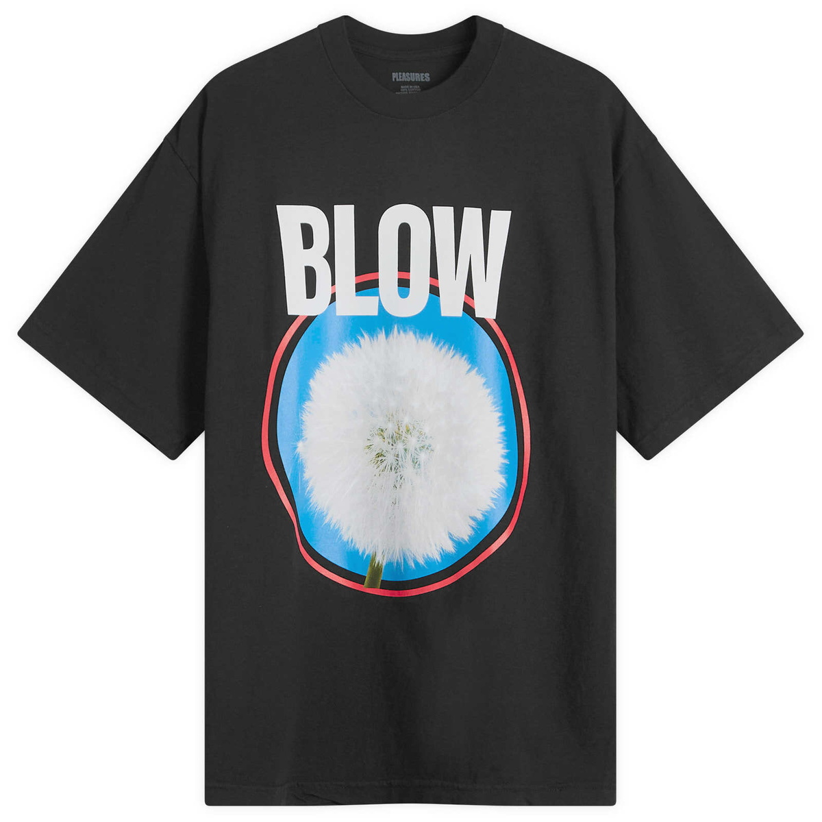 Pleasures Men's Blow T-Shirt in Black PLEASURES