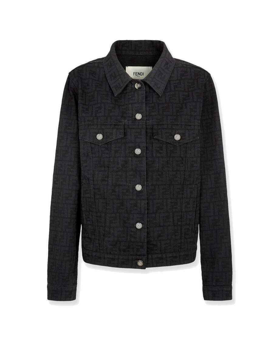 Fendi Jacket Black Womens Fendi