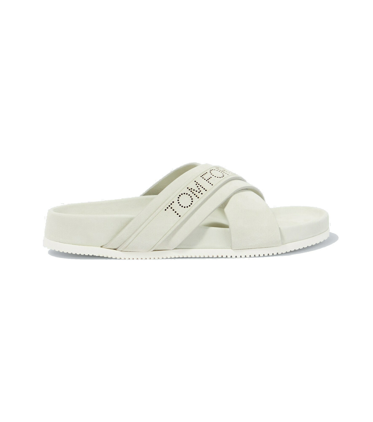 Tom Ford - Logo suede slides TOM FORD