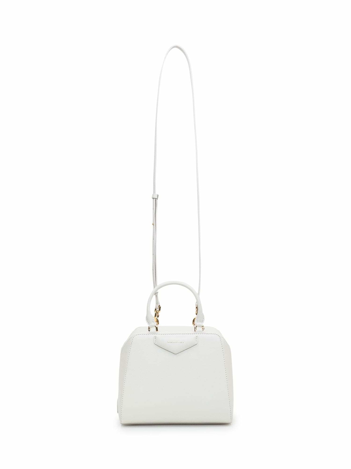 Givenchy Ivory Leather Mini Antigona Cube Handbag Givenchy
