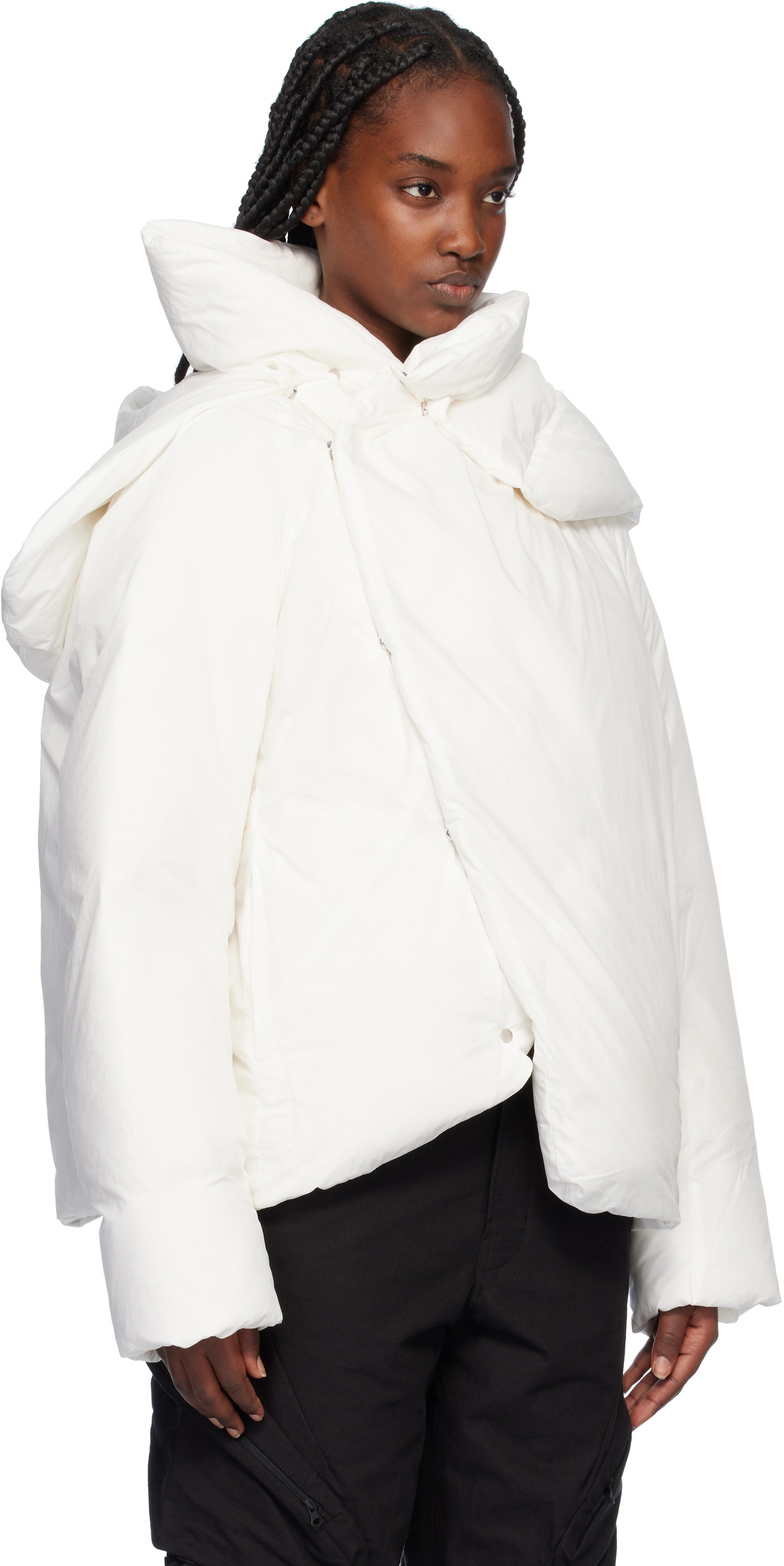 POST ARCHIVE FACTION (PAF) White 7.0 Center Down Jacket Post Archive ...