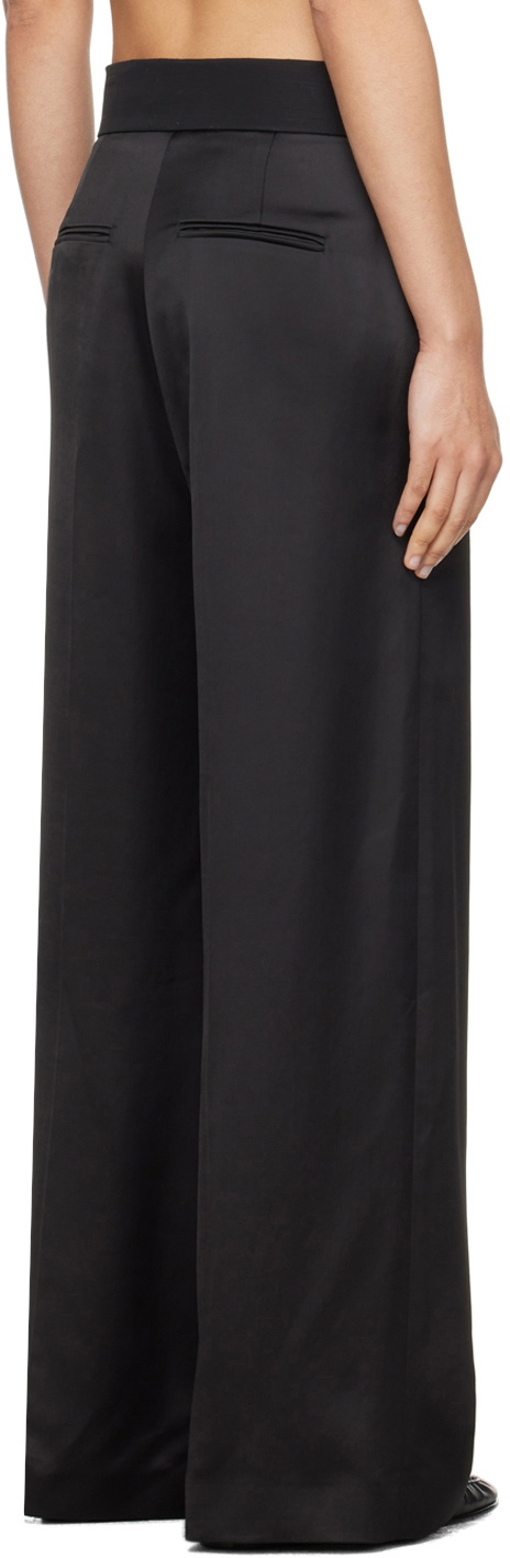 KHAITE Black 'The Banton' Trousers Khaite