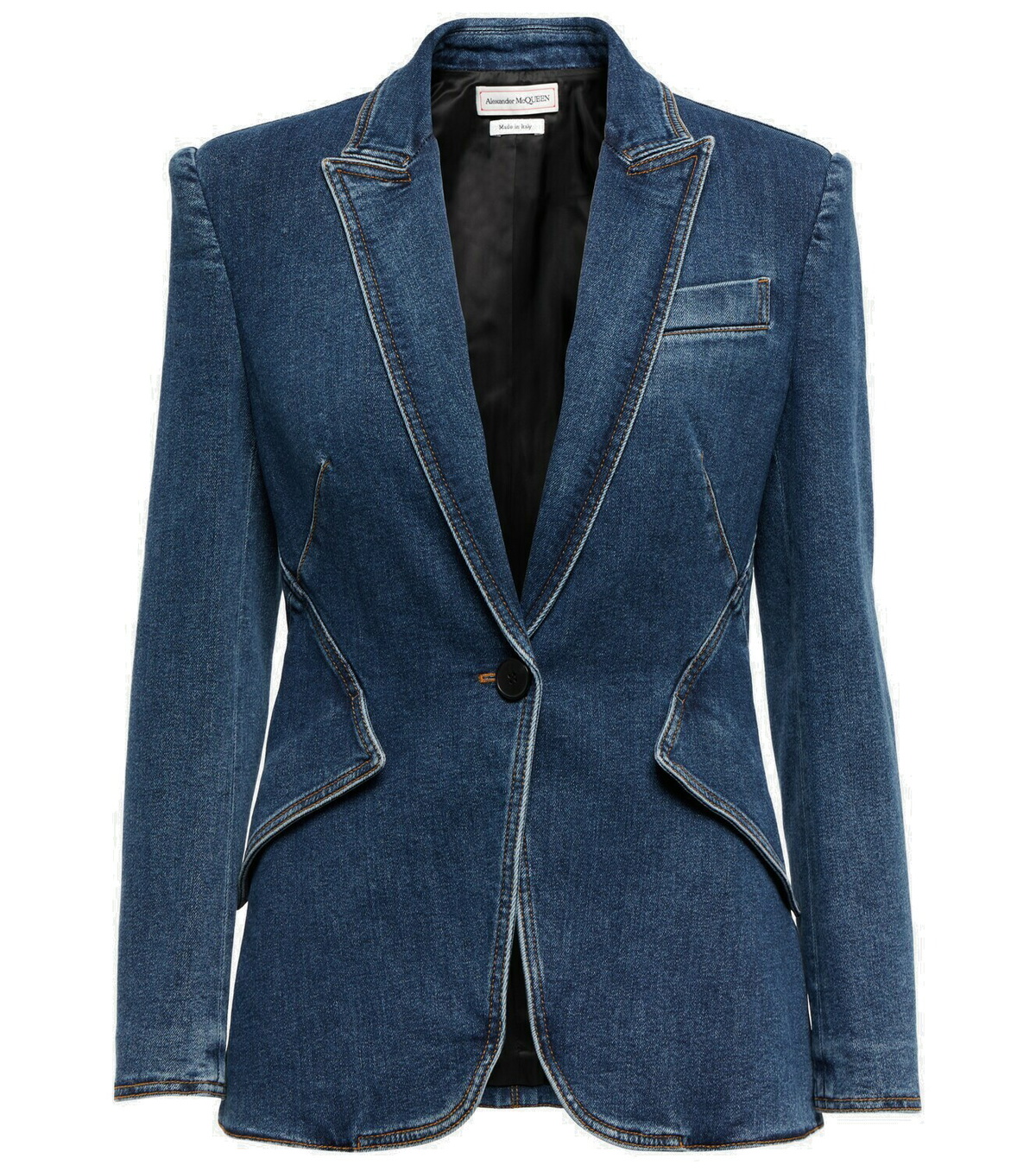 Alexander McQueen - Denim blazer Alexander McQueen