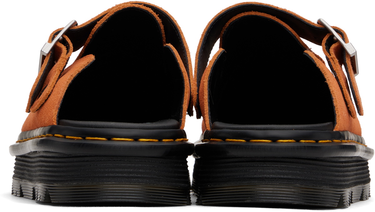 Dr. Martens Orange Zebzag Suede Casual Slingback Platform Slip-On ...